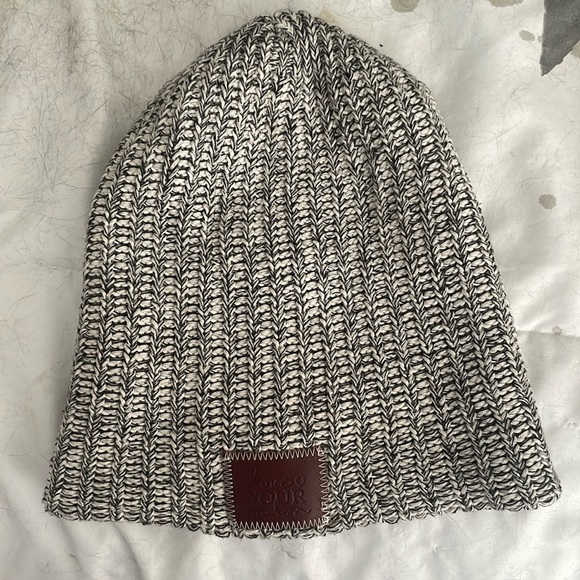 Love Your Melon | Accessories | Love Your Melon Black And White Knitted ...